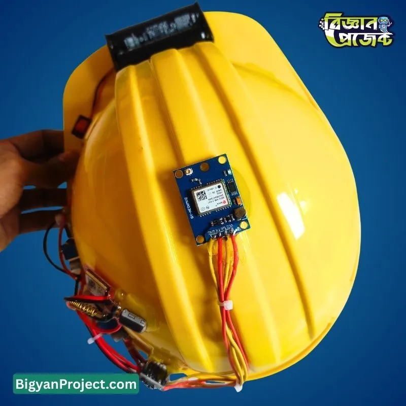 Worker & Bike Rider Safety Helmet with Accident Alert and GPS Tracking