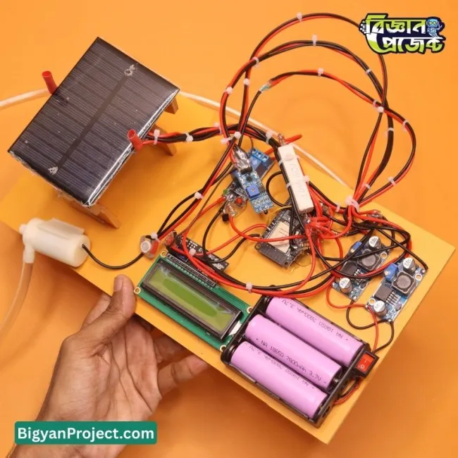 মোবাইল অ্যাপসহ ESP32 স্মার্ট সোলার ট্র্যাকিং সিস্টেম